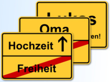 Ortsschild Aufkleber online bestellen - Ortsschild Aufkleber - MY-BABY ...